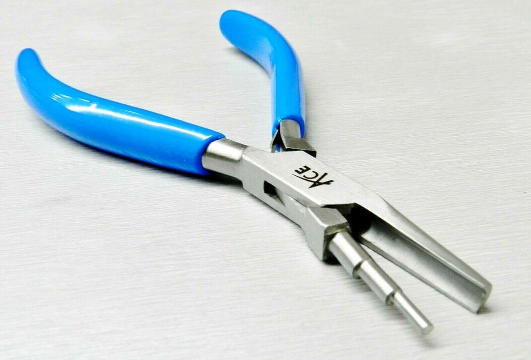 Forming Pliers 3 Step Three Round Nose & Concave Pliers for Wire ...