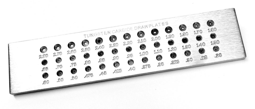 Tungsten Carbide Draw Plate Round 2.80mm 0.26mm Drawplate 39 - Etsy