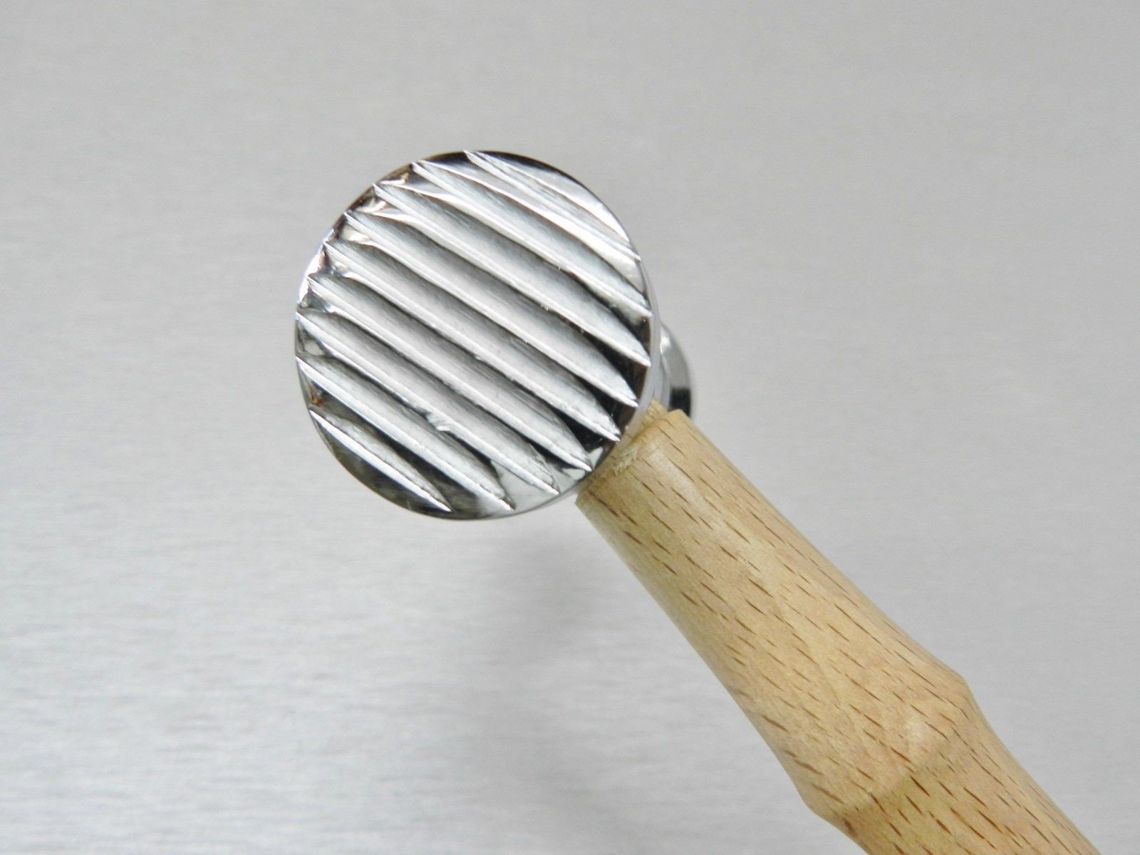 Texturing Hammer Dimples & Narrow Stripe Design Jewelery Metal - Etsy