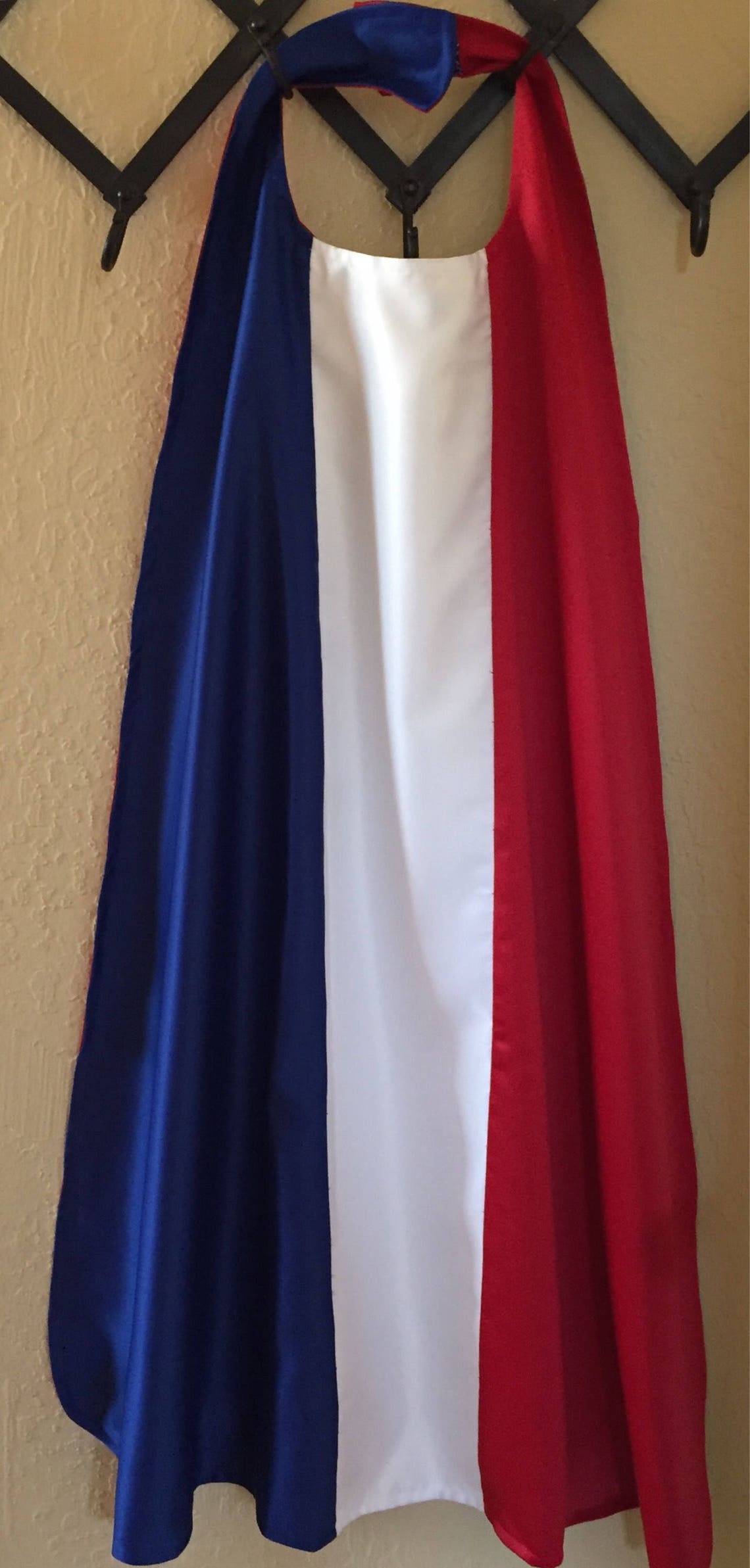Adult Mid-length (37") Flag Cape - French Flag Showen - Etsy