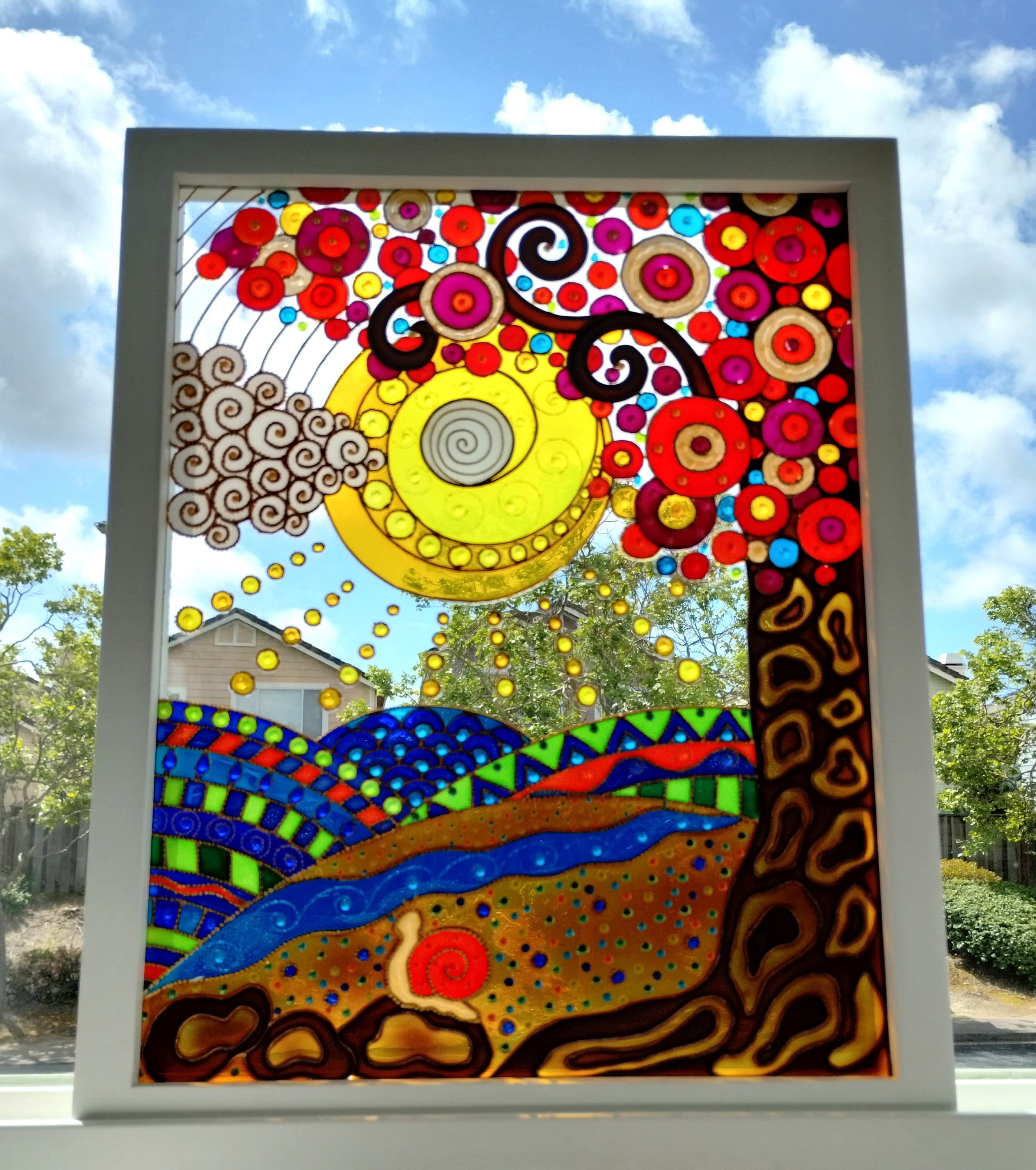 Glass Painting Designs Of Nature