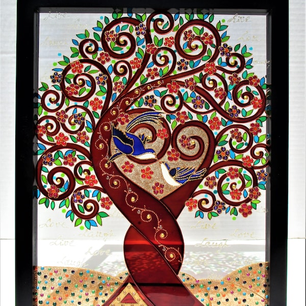 Tree of Life Stained Glass Pattern - Etsy