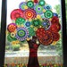 Tree Art 12"x15" Tree of Life 3D Glass Painting Glass Art Painted Glass ...