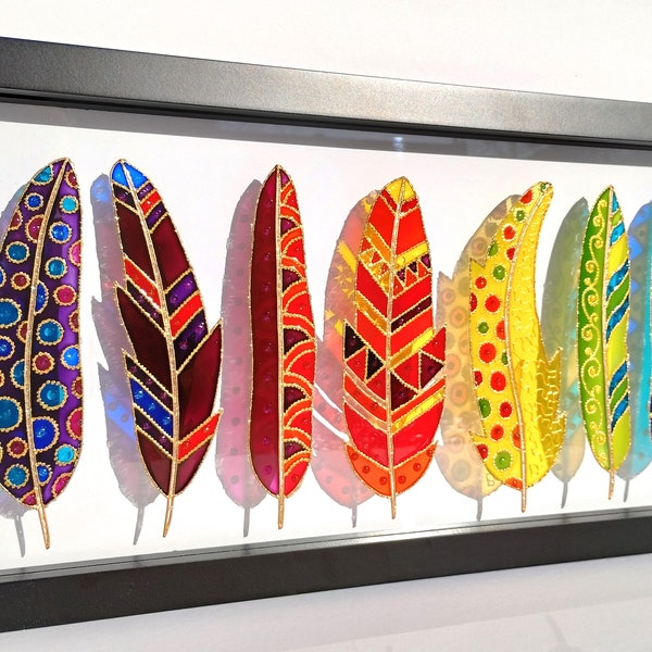 Feather Painting - Etsy