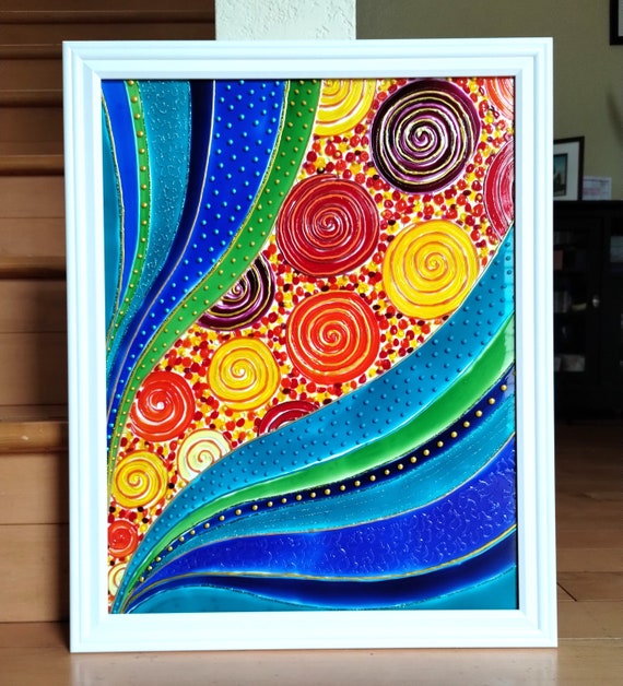 Modern Glass Paintings