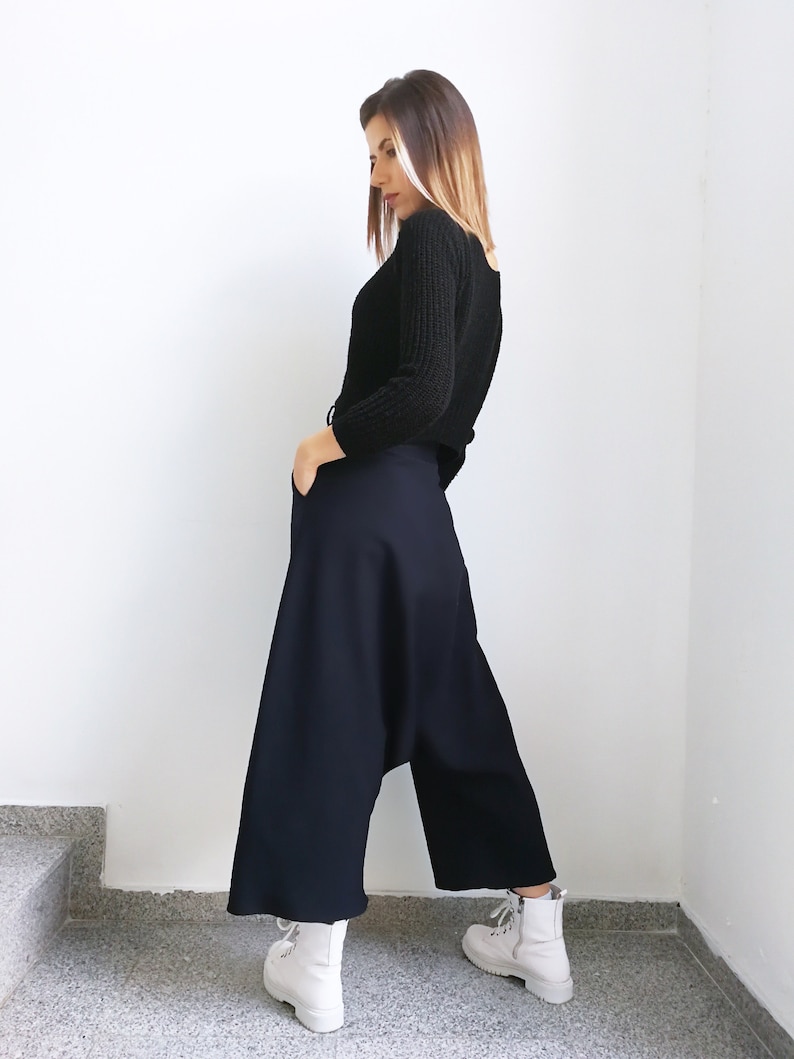 Extravagant Drop Crotch Pants Drop Crotch Pants Women Harem Pants