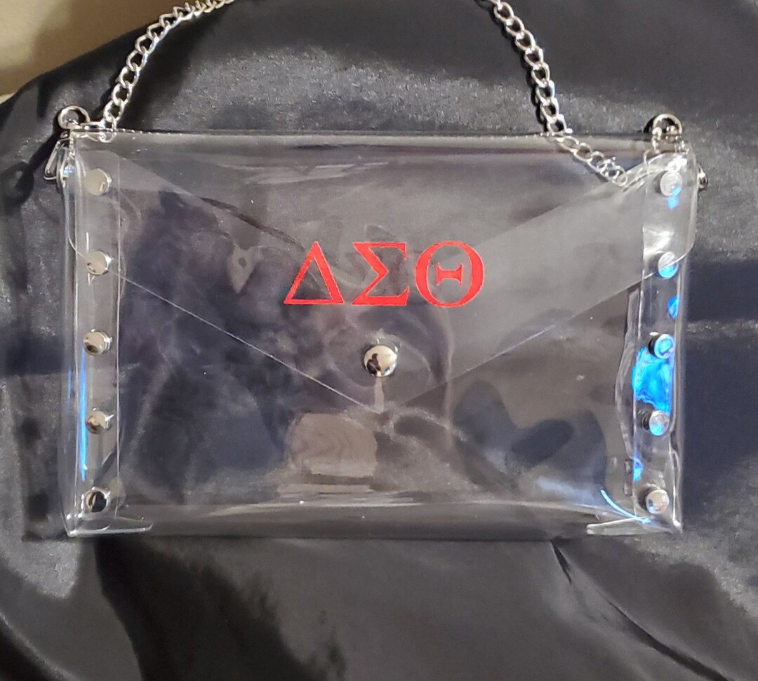 Delta Sigma Theta Clear Crossbody Bag - Etsy