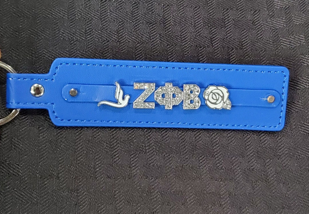 Zeta Phi Beta Keychain, Zeta Phi Beta Carry on Luggage Tag - Etsy