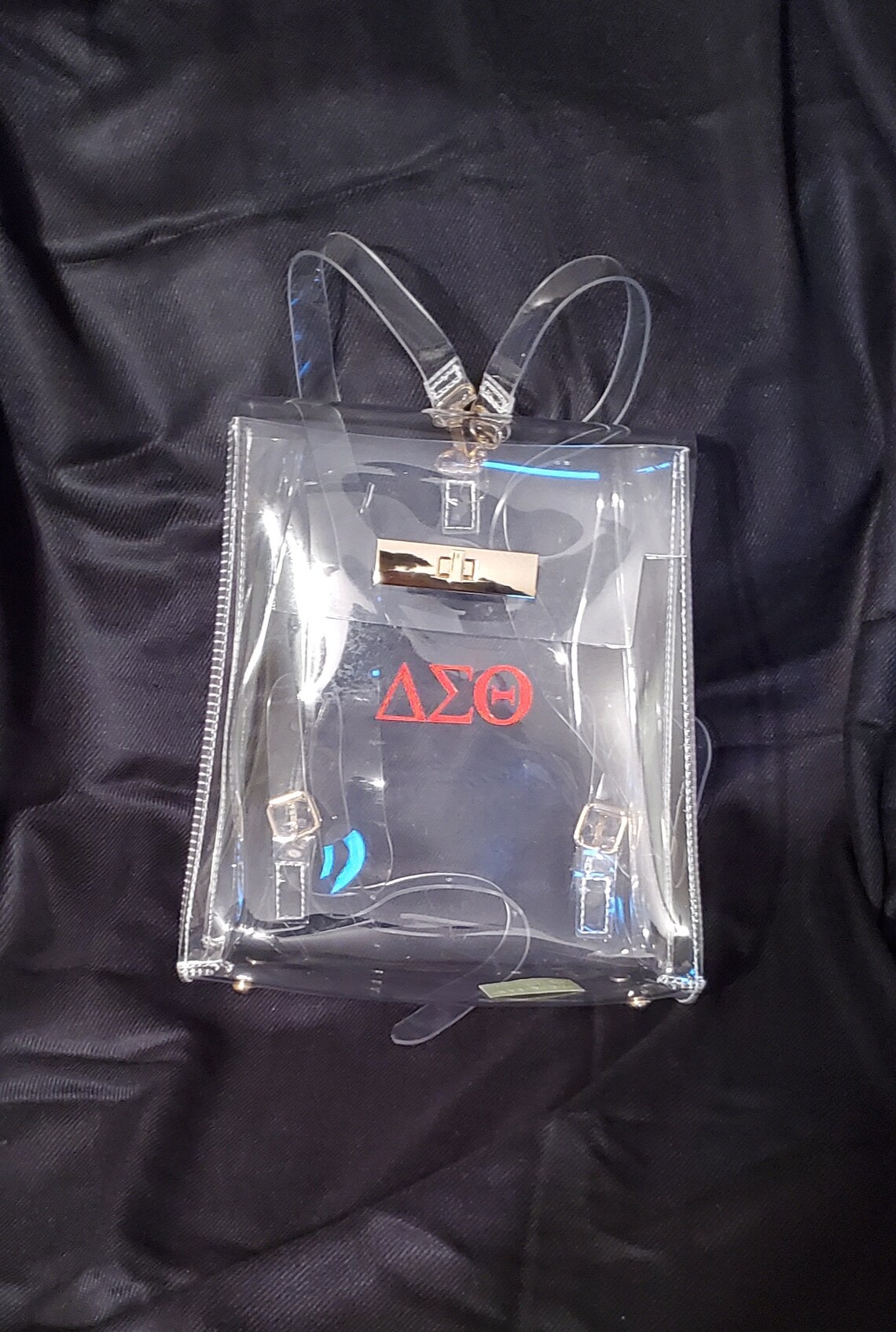 Delta Sigma Theta Clear Backpack - Etsy