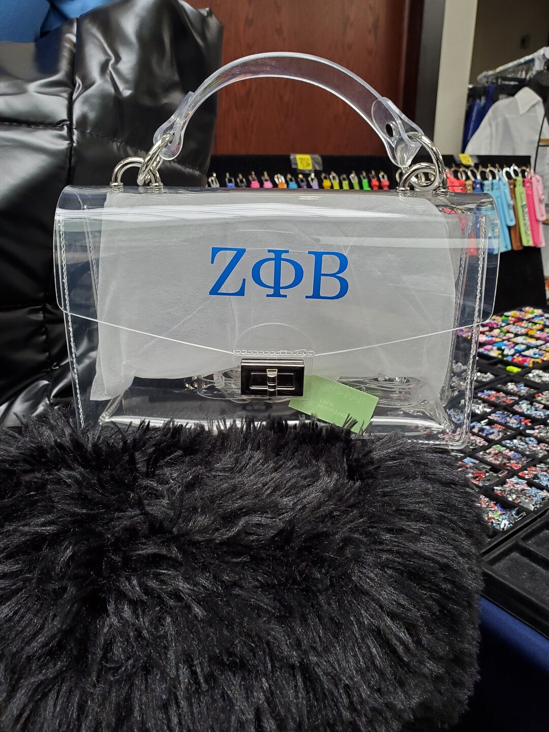 Zeta Phi Beta Clear Handbag - Etsy