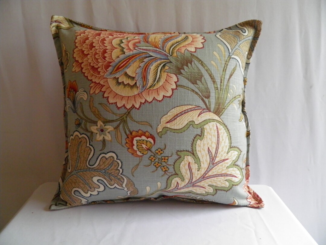 Hampton Style Cushions Portsea Beach Coastal Jacobean - Etsy