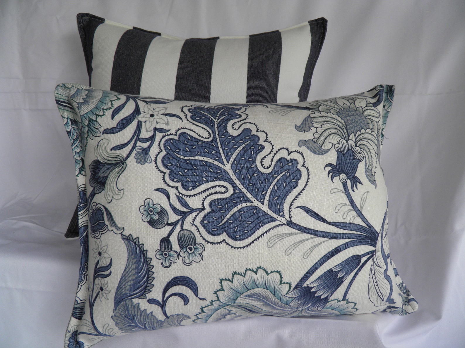 Coastal Hampton Style Cushion Cover- ( Custom Made Sizes ) IN STOCK - Etsy