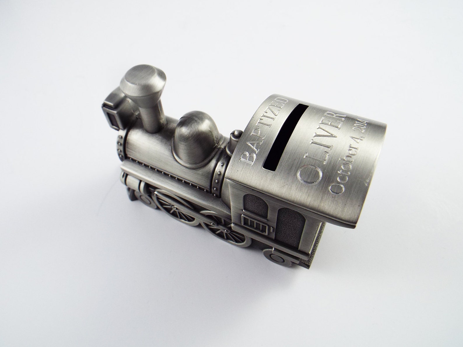 Personalized Train Bank Locomotive Piggy Bank Personalized - Etsy