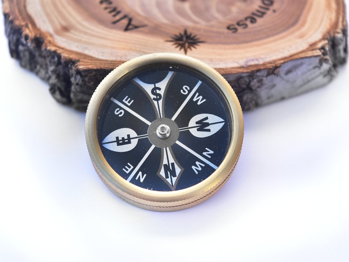 Unique Hiker Gift Engraved Compass Holder Personalized | Etsy