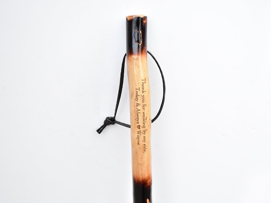 Personalized Walking Stick, Hiking Stick, Carved Walking Stick, Wood ...
