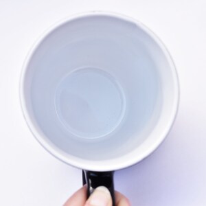 Personalized Foot Print Mug, Foot Print Coffee Mug, Actual Footprint ...