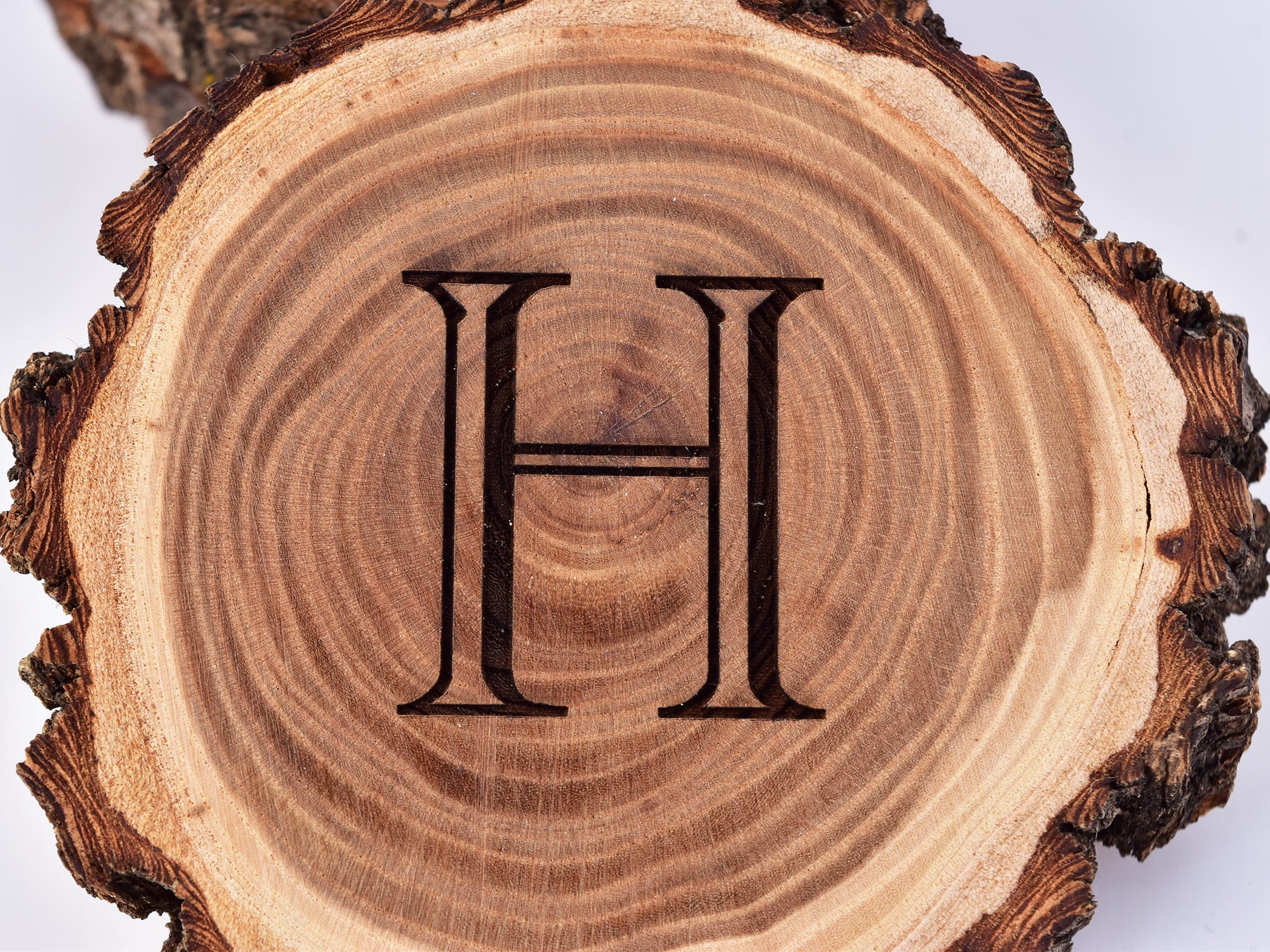 Set of 4 Personalized Wood Coasters Rustic Home Decor | Etsy