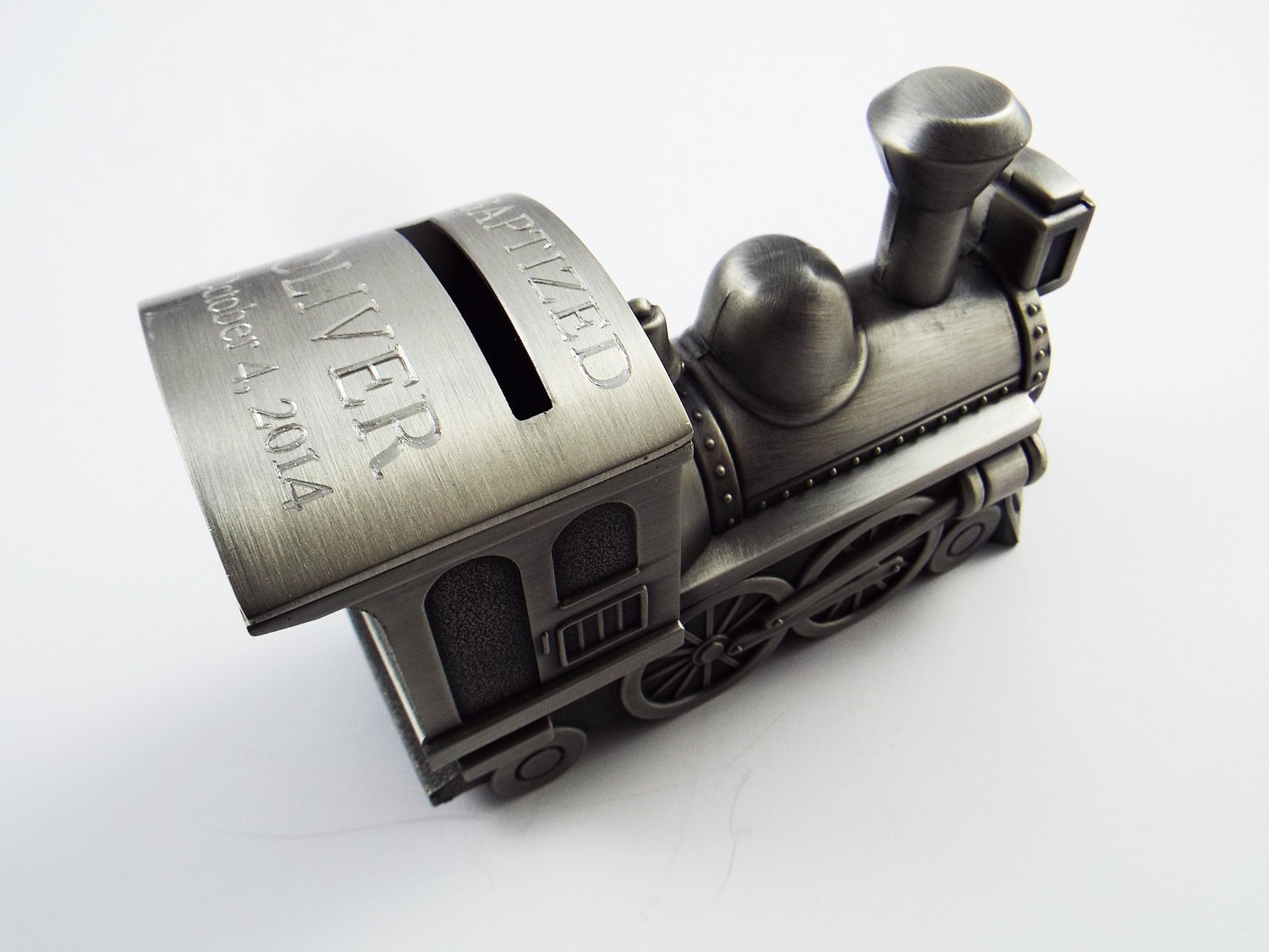 Personalized Train Bank Locomotive Piggy Bank Personalized | Etsy