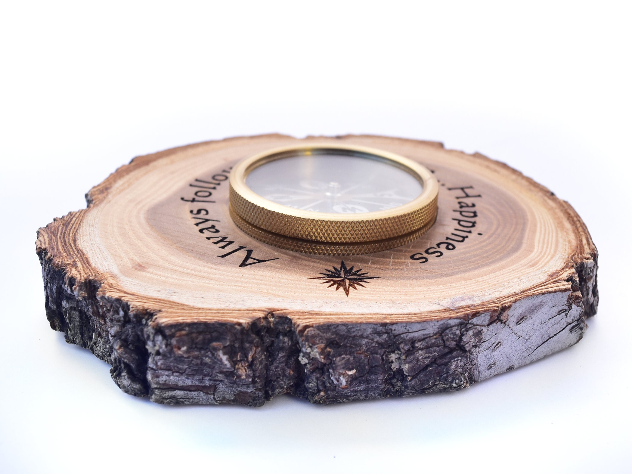 Unique Hiker Gift Engraved Compass Holder Personalized | Etsy