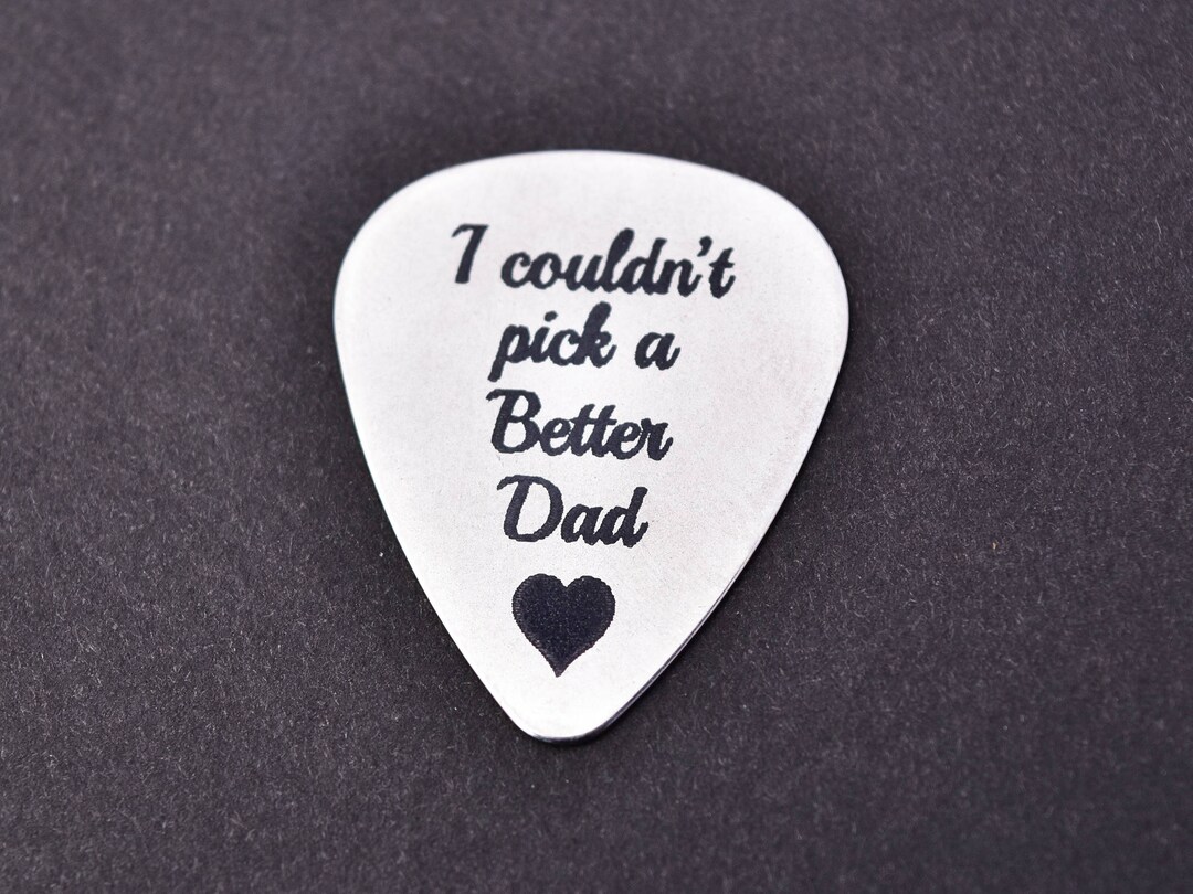 Personalized Guitar Pick, Stainless Steel Pick Custom Guitar Pick ...