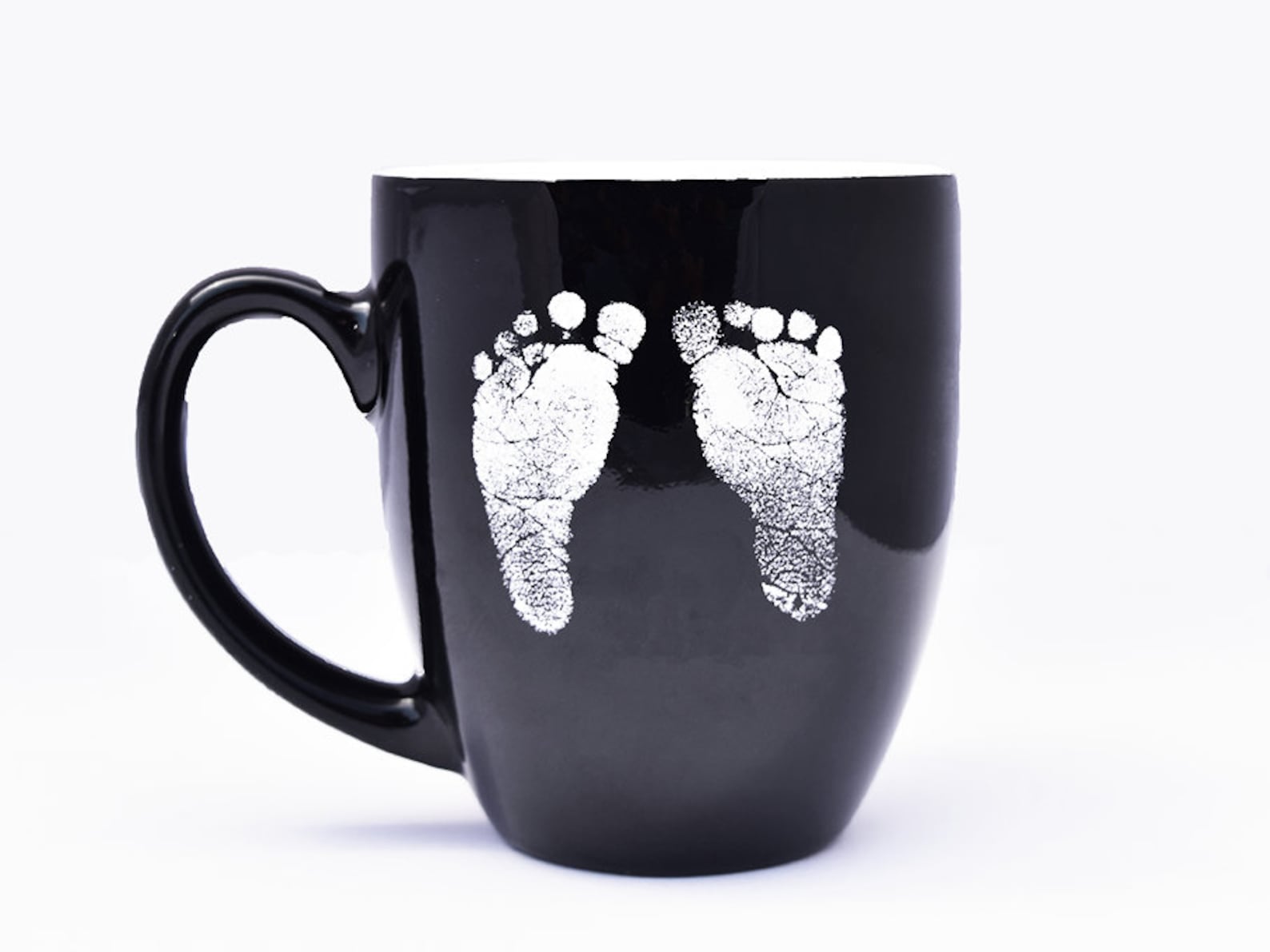 Personalized Foot Print Mug Foot Print Coffee Mug Actual - Etsy