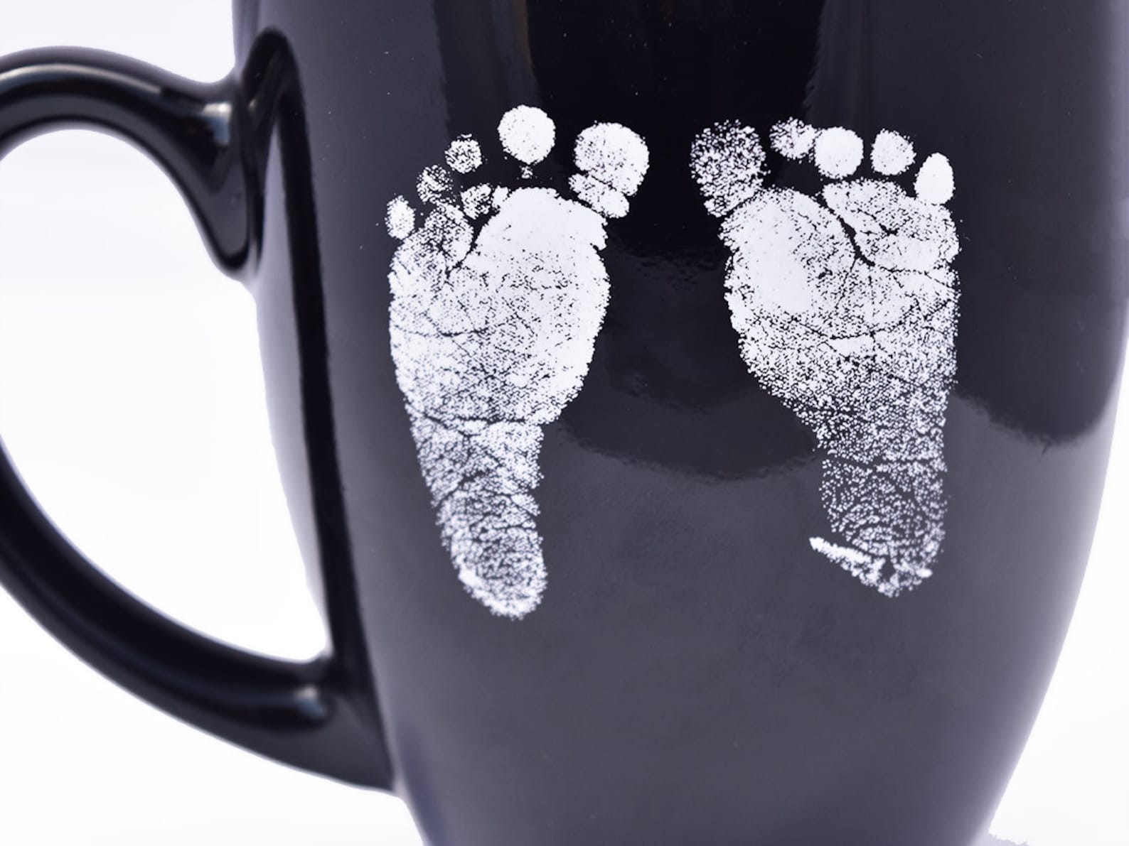 Personalized Foot Print Mug Foot Print Coffee Mug Actual - Etsy