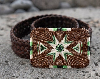 Native Beaded Belt - Etsy