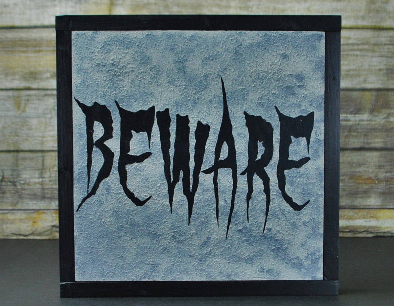 Gothic Halloween Sign, Halloween Wood Sign, Halloween Wall Decor ...