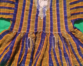 Northern Ghana Men Hand Woven Traditional Smock, Fugu Top/batakari ...