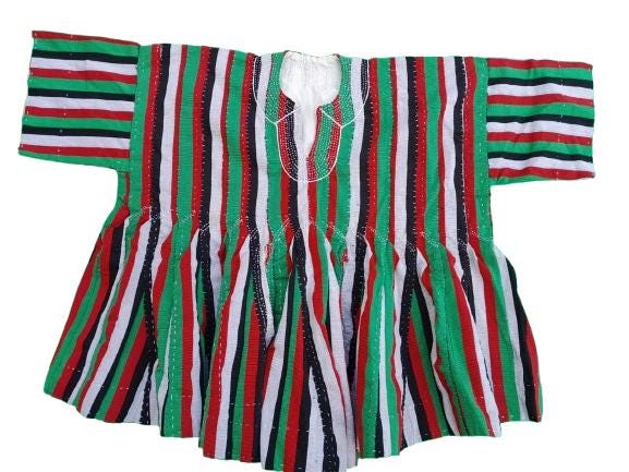 Quality Short Sleeve Northern Ghana Smock With Matching Hat,ndc Party ...