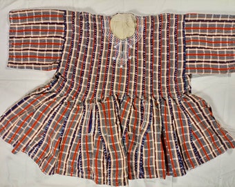 Northern Ghana Men Hand Woven Traditional Smock, Fugu Top/batakari ...