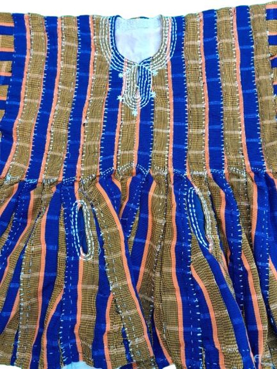 Qaulity Short Sleeve Orange Northern Ghana Men Hand Woven Traditional ...