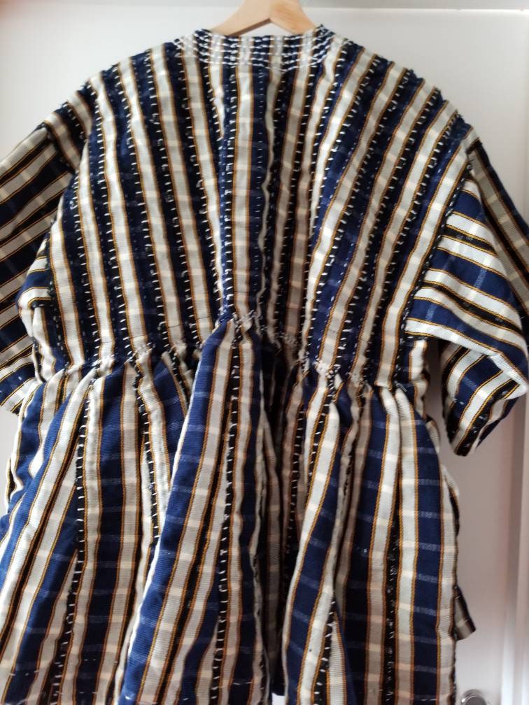 Wedding, Parties Quality Short Sleeve Navy Blue and Brown Strappy ...