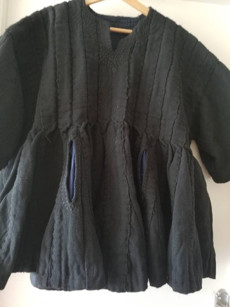 Qaulity Short Sleeve Northern Ghana Black Men Hand Woven Traditional ...
