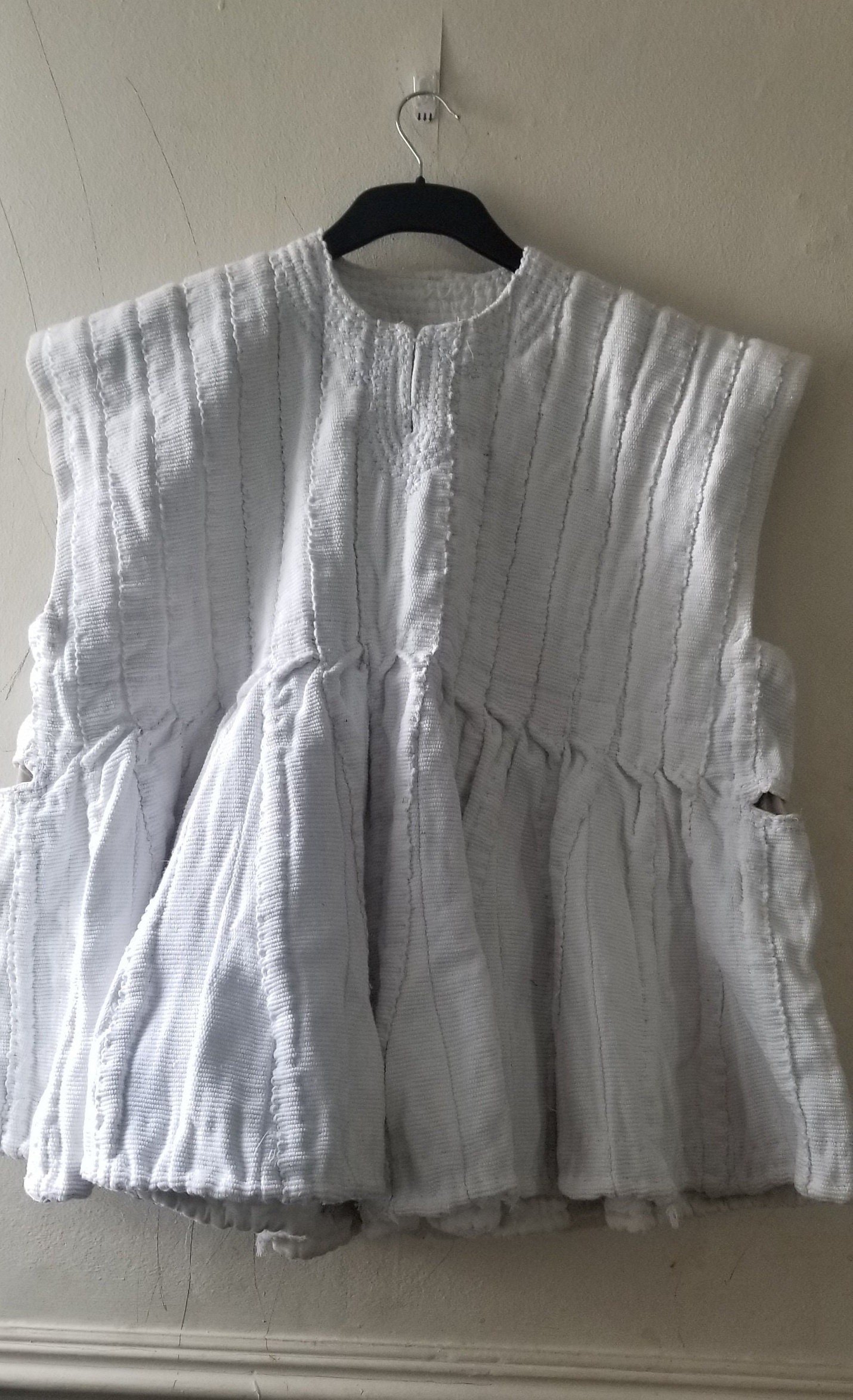 Quality White Short Sleeves Northern Ghana Men Hand Woven Traditional ...