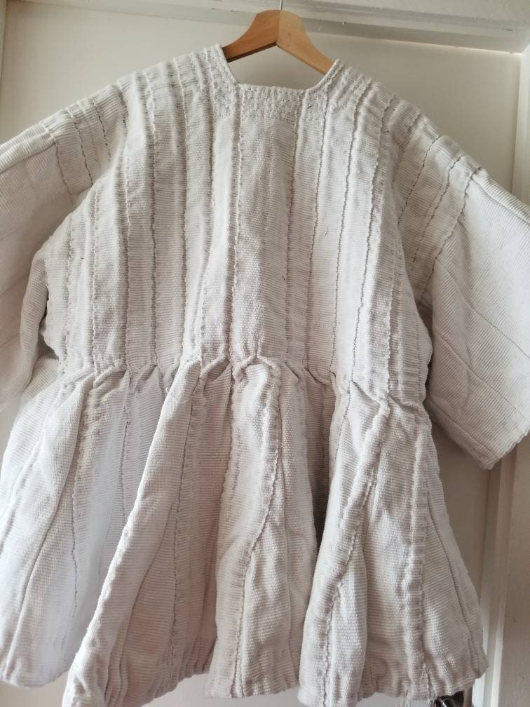 Qaulity Short Sleeve Northern Ghana White Men Hand Woven Traditional ...