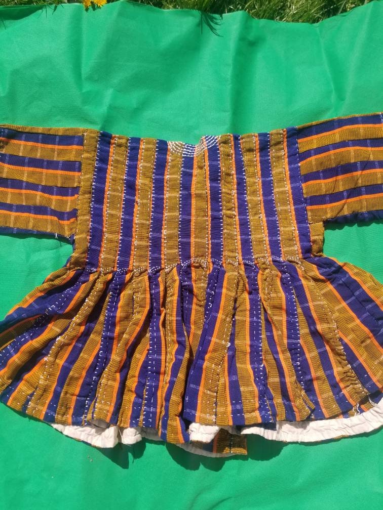 Hand Woven Smock Top: Northern Ghana Cotton Batakari - Etsy