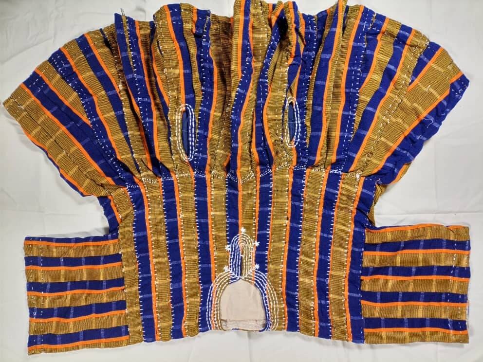 Qaulity Short Sleeve Orange Northern Ghana Men Hand Woven Traditional ...