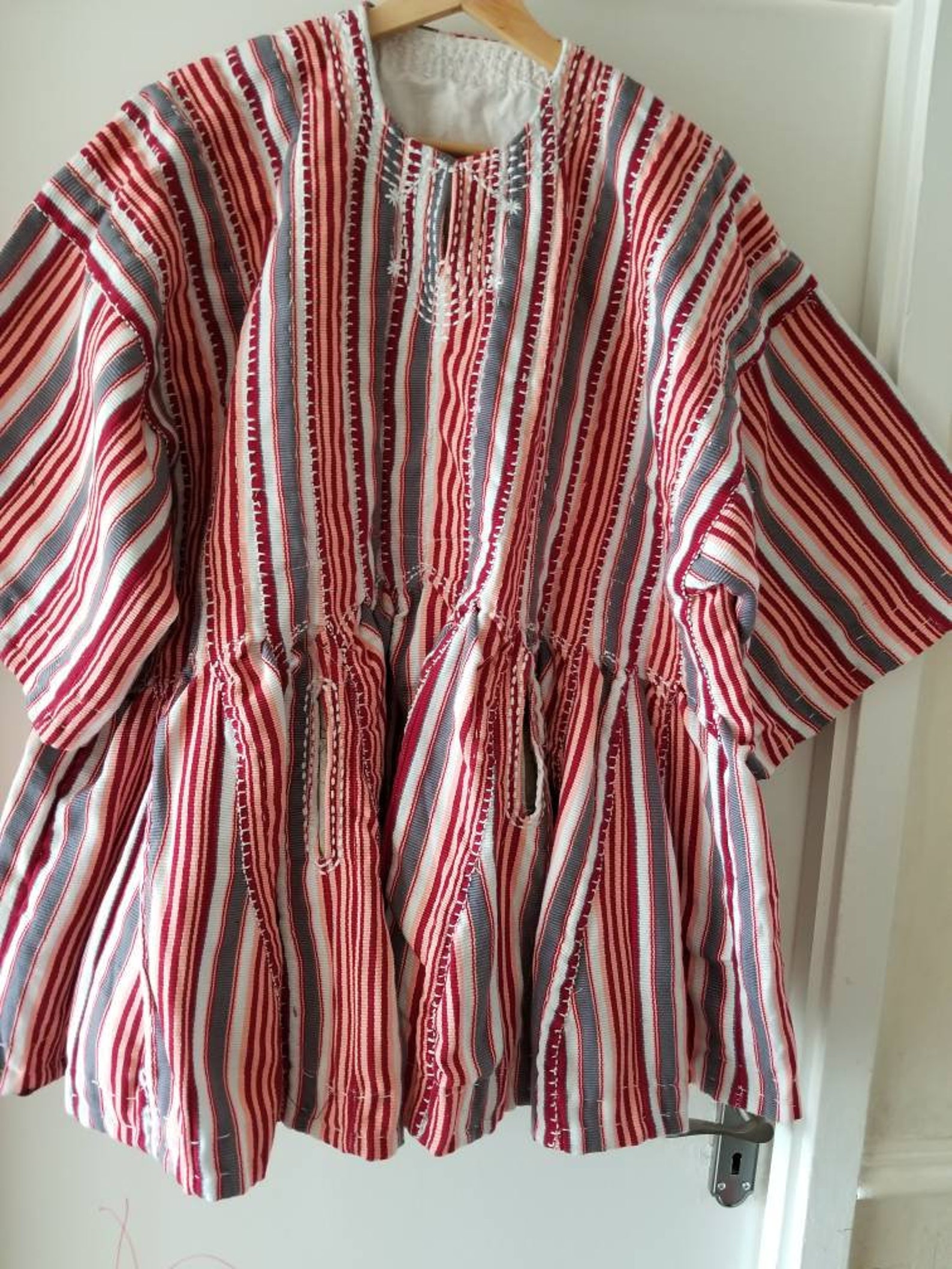 Hand Woven Fugu Smock Top: Northern Ghana Batakari Shirt - Etsy