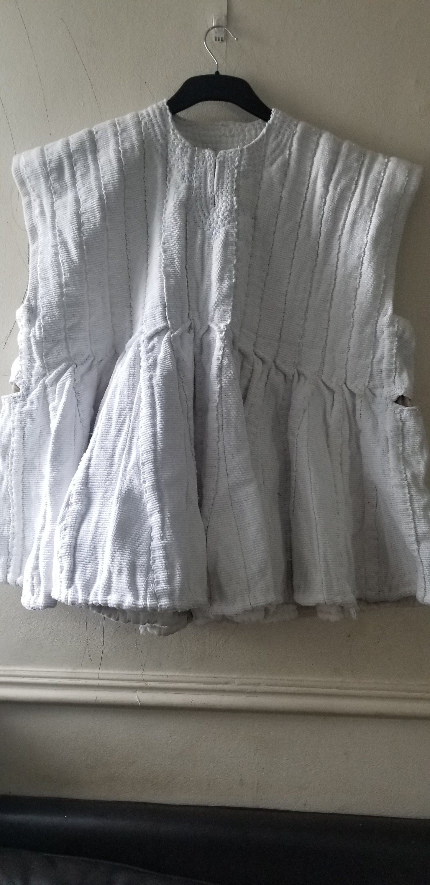 Quality White Short Sleeves Northern Ghana Men Hand Woven Traditional ...