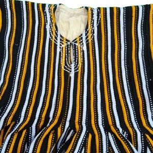 Northern Ghana Men Hand Woven Traditional Smock, Fugu Top/batakari ...