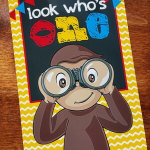 Curious George Bundle: Birthday Invitation, Thank You Card, Guest Book ...