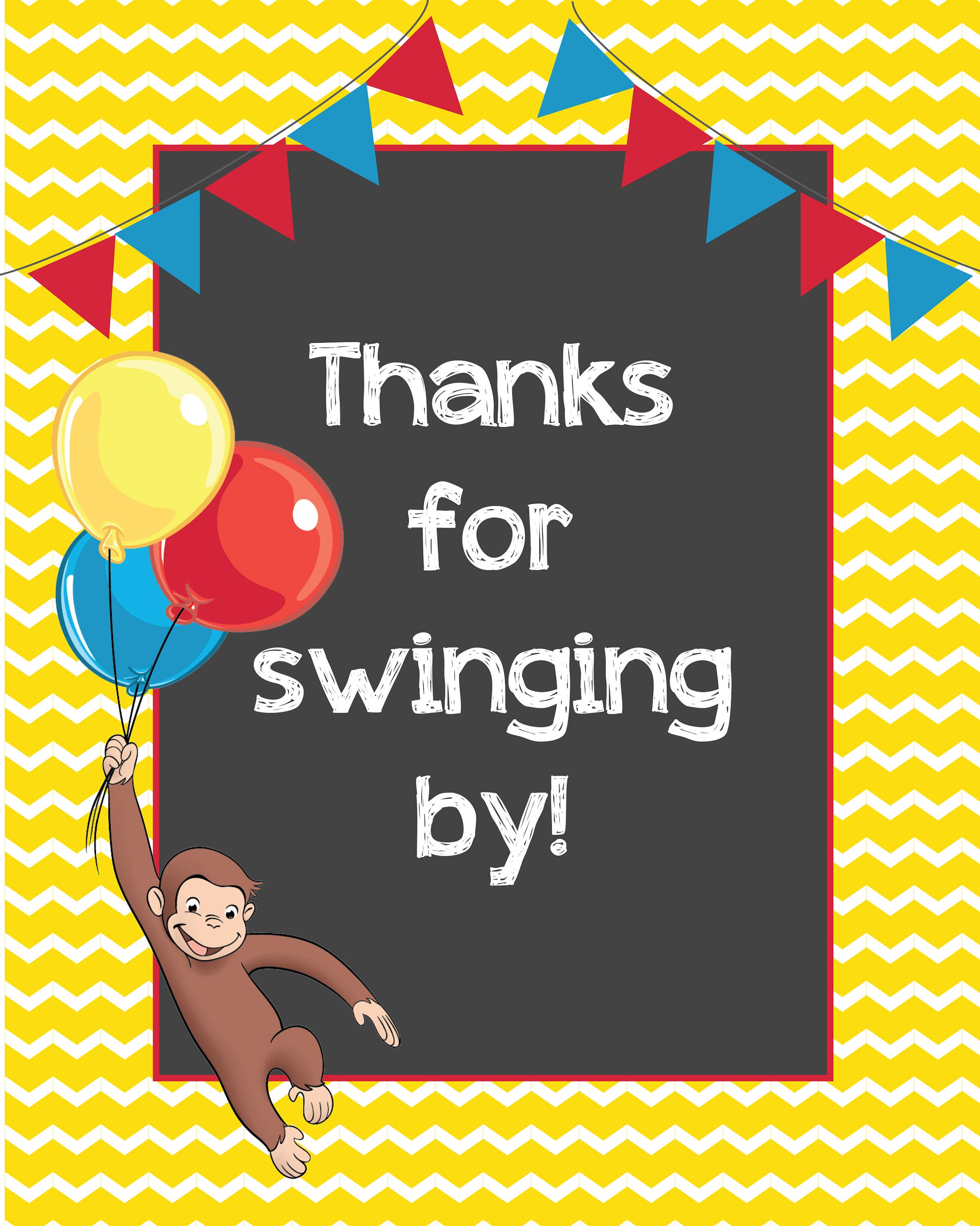 Curious George Says Thank You