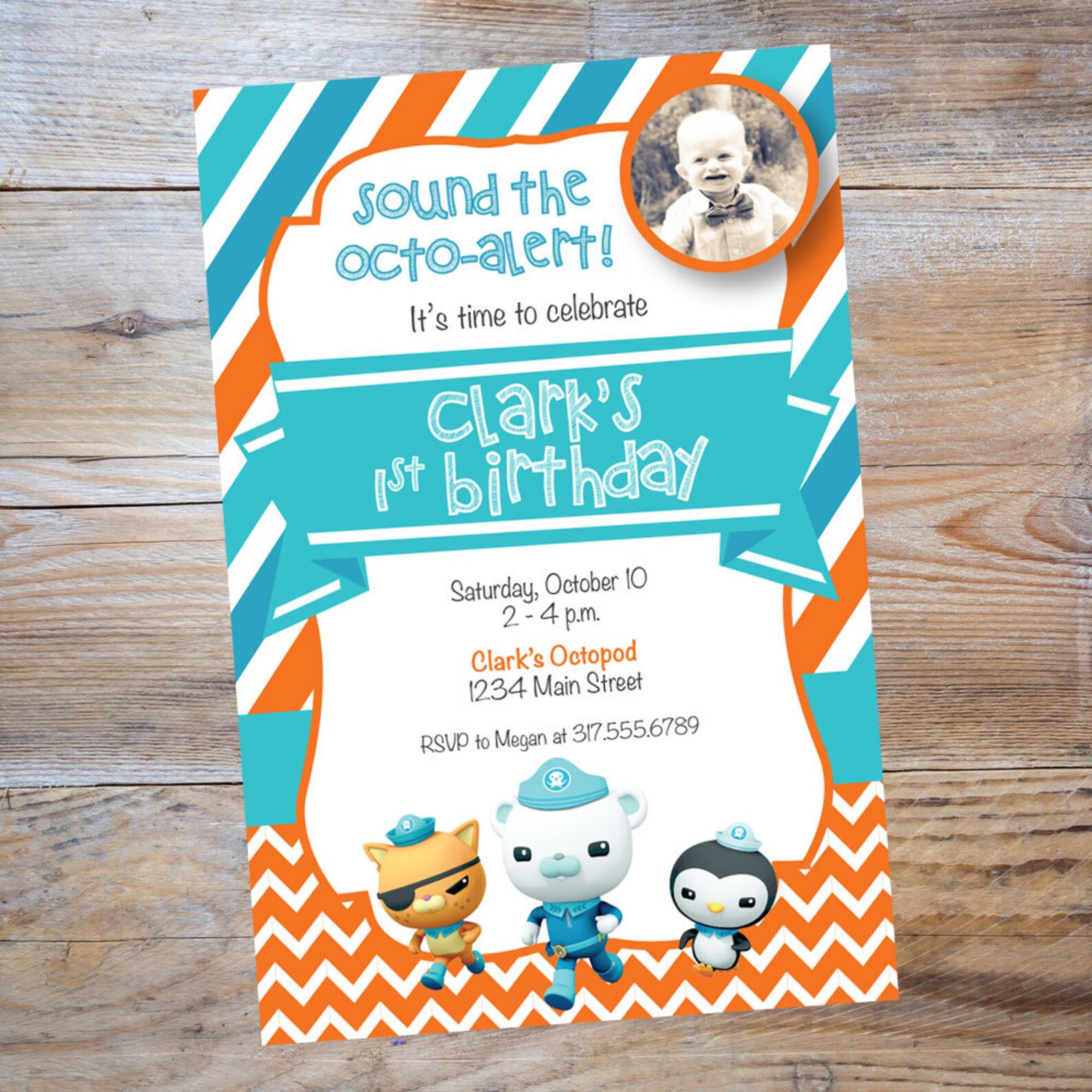 Octonauts Birthday Party Invitation Etsy