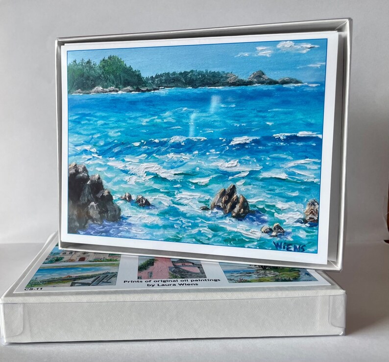 Carmel Note Cards Blank With Envelopes Pebble Beach - Etsy