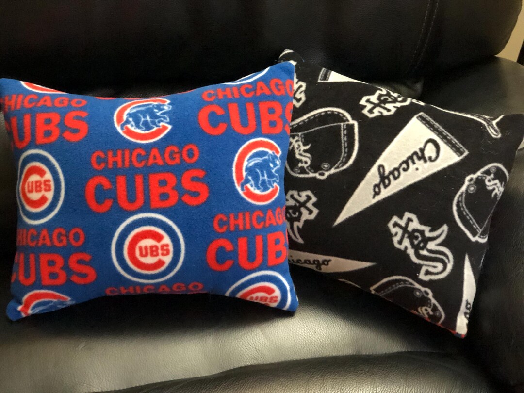 MLB Chicago Cubs / Chicago White Sox Dual Baseball Sports Pillow - Etsy