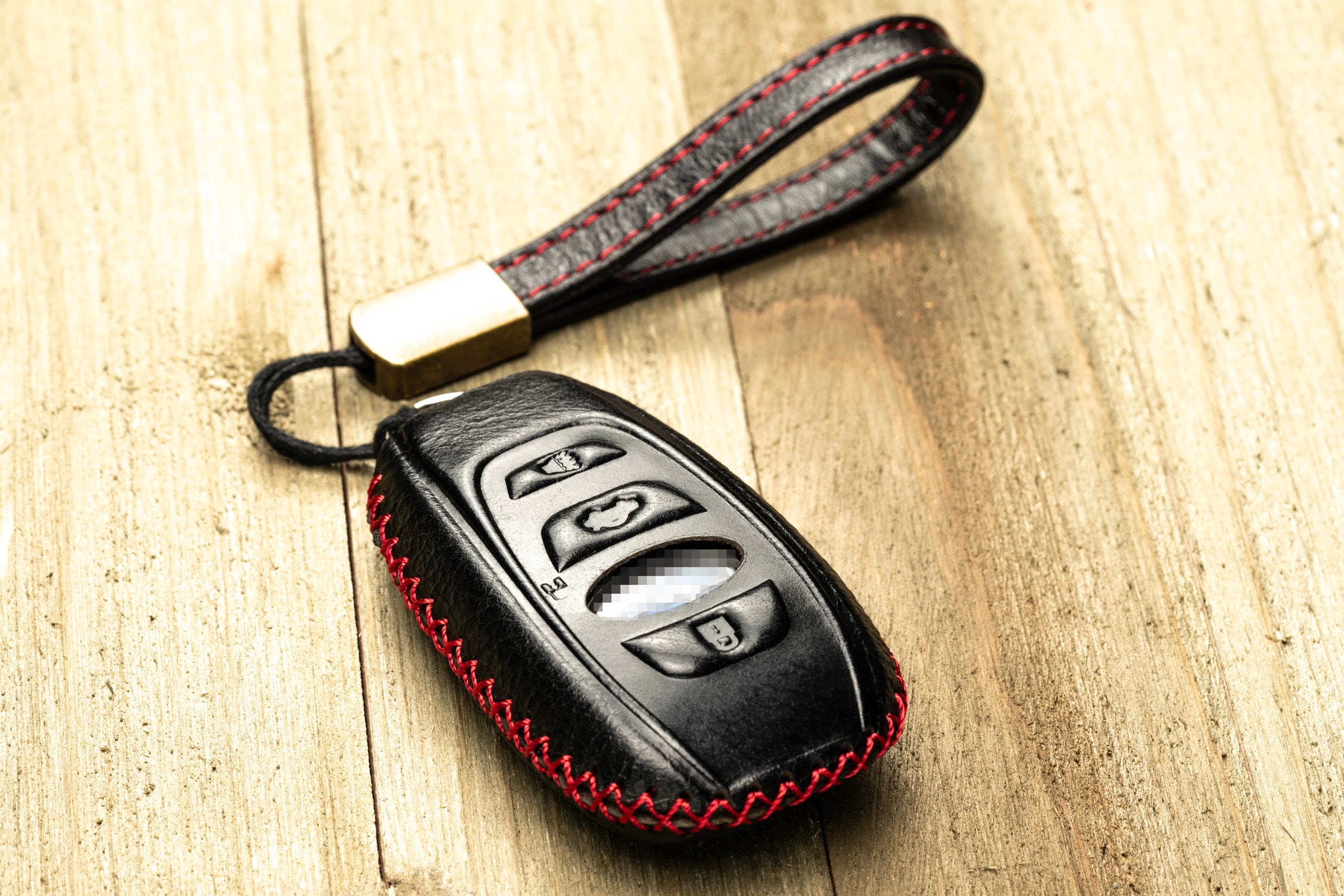 Vitodeco 4-button Leather Smart Key Fob Case Compatible With Subaru ...