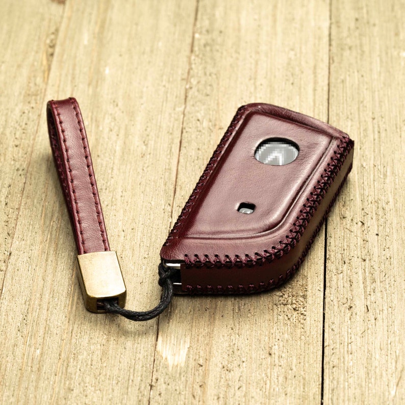 Vitodeco 5-button Leather Smart Key Fob Case Compatible With Acura MDX ...