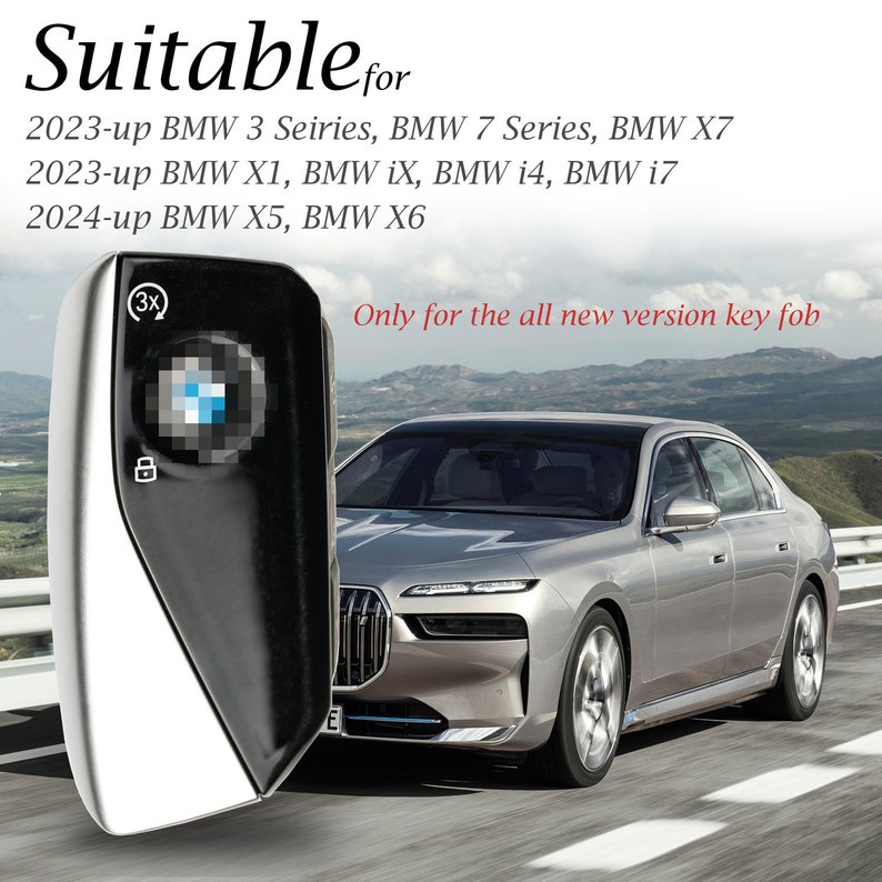 Vitodeco 4-button 3D Leather Key Fob Case Compatible With 2023-up BMW ...