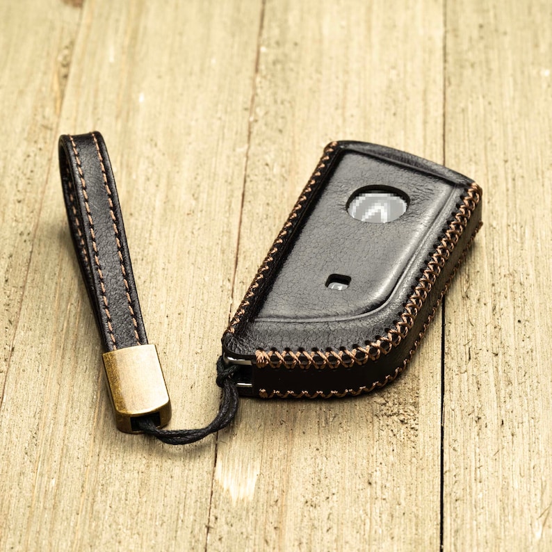 Vitodeco 5-button Leather Smart Key Fob Case Compatible With Acura MDX ...